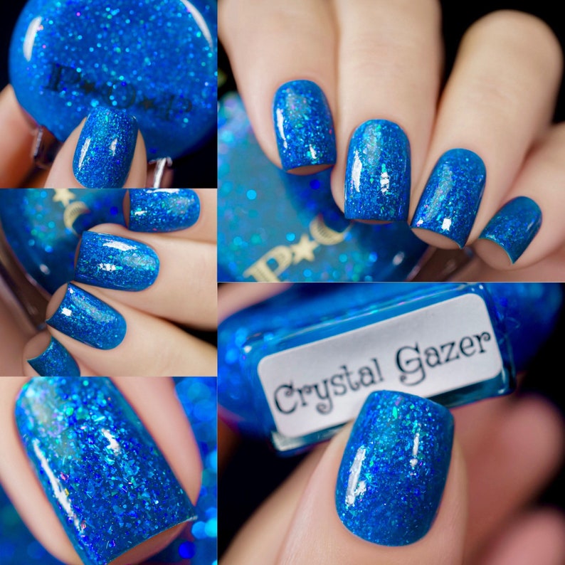 POP Crystal Gazer Crelly Jelly Rainbow Iridescent Flakes - Etsy