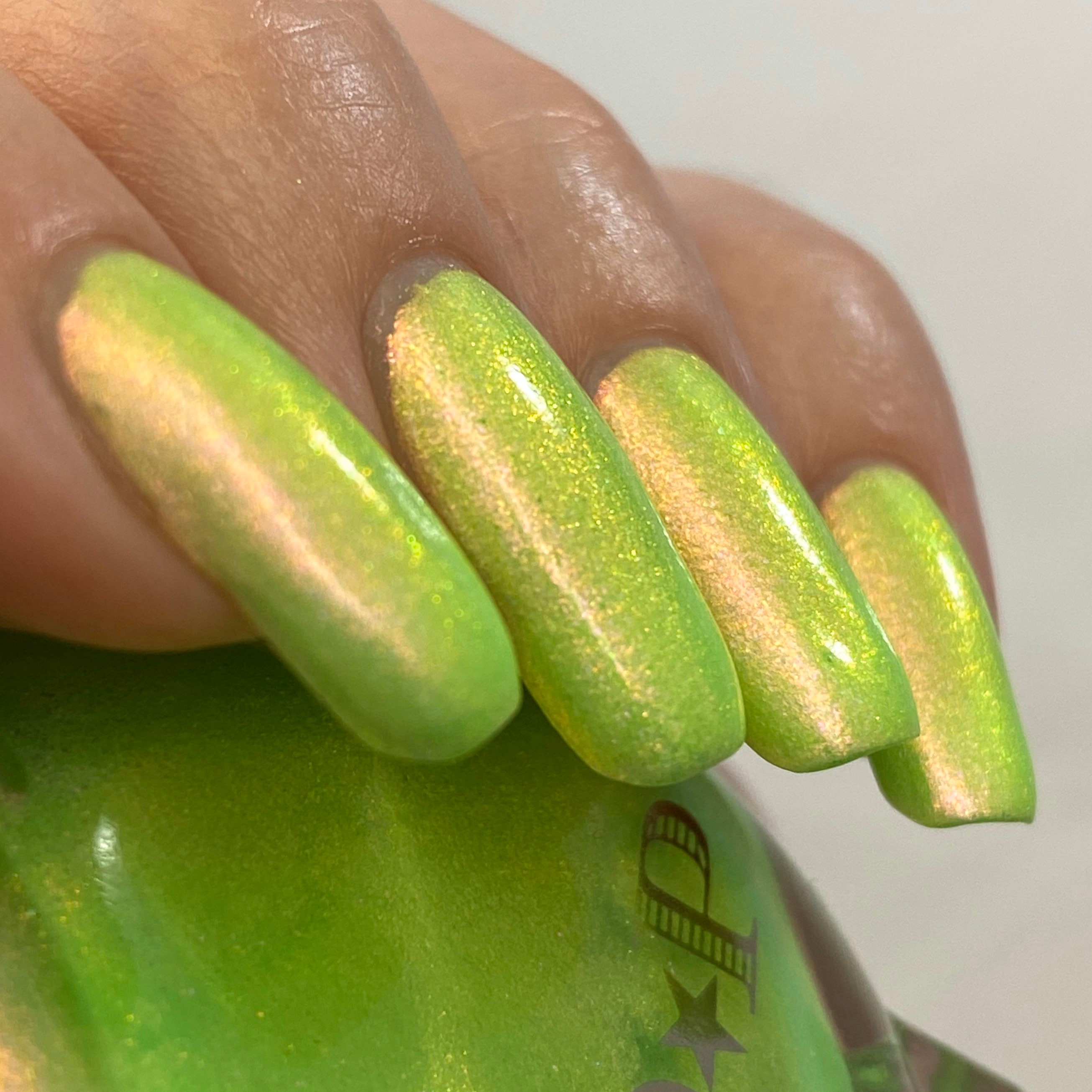 POP Polish misfits Neon Mylar Slick Neon Green - Etsy