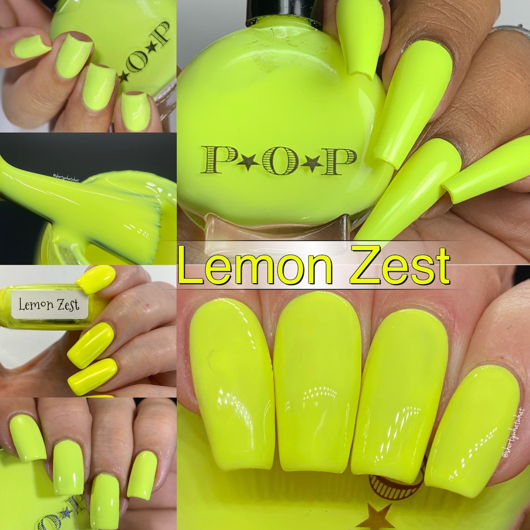 P.O.P Lemon Zest the Creme Collection Neon Pastel Cream Lemon Lime ...