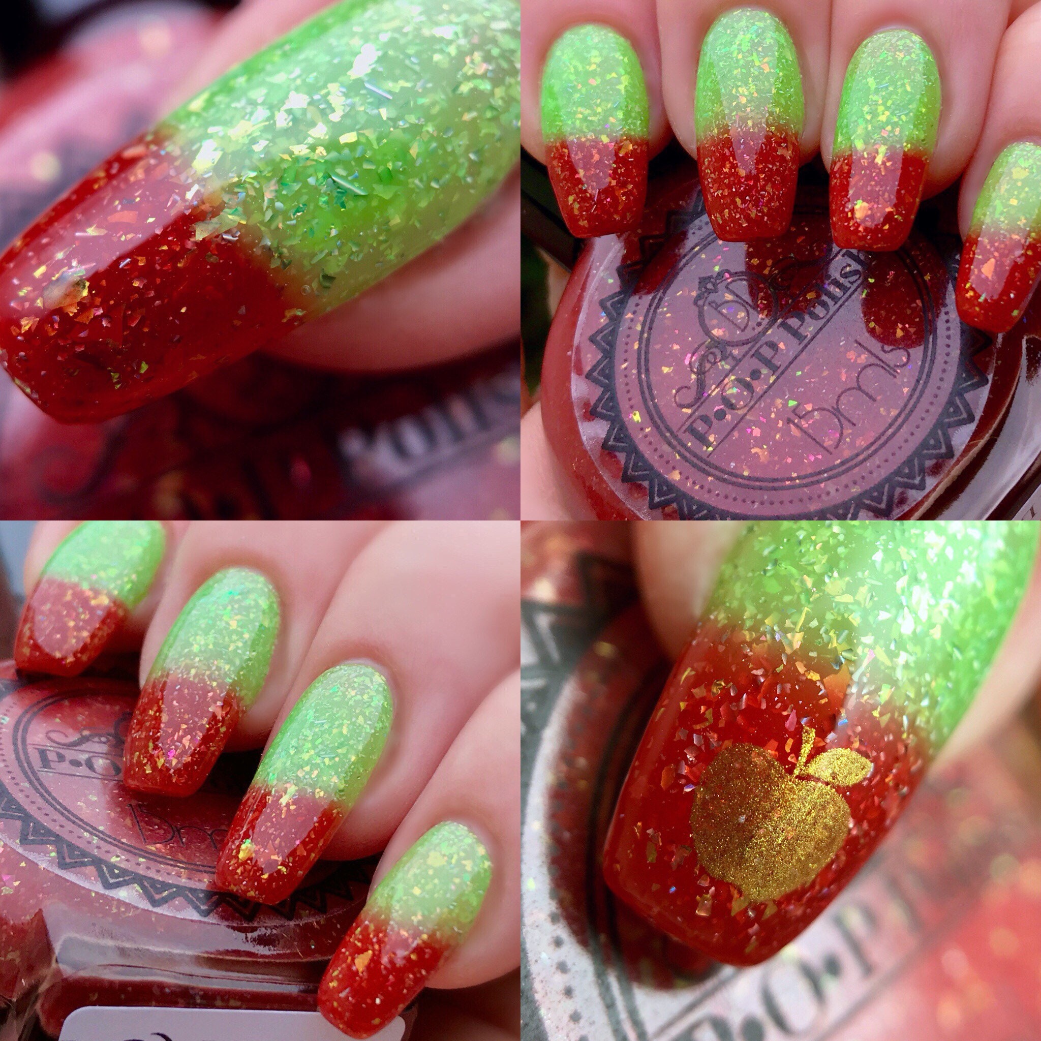 POP Polish Bonfire Nail Polish Quick Dry Falling Leaves - Etsy