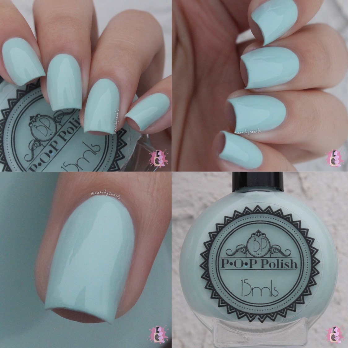 P.O.P Aqua Mint the Creme De La Creme Collection Dusty Aqua - Etsy