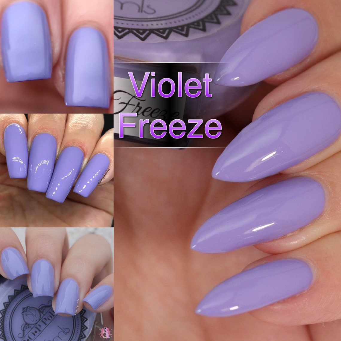 P.O.P Violet Freeze the Creme De La Creme Collection Dusty - Etsy