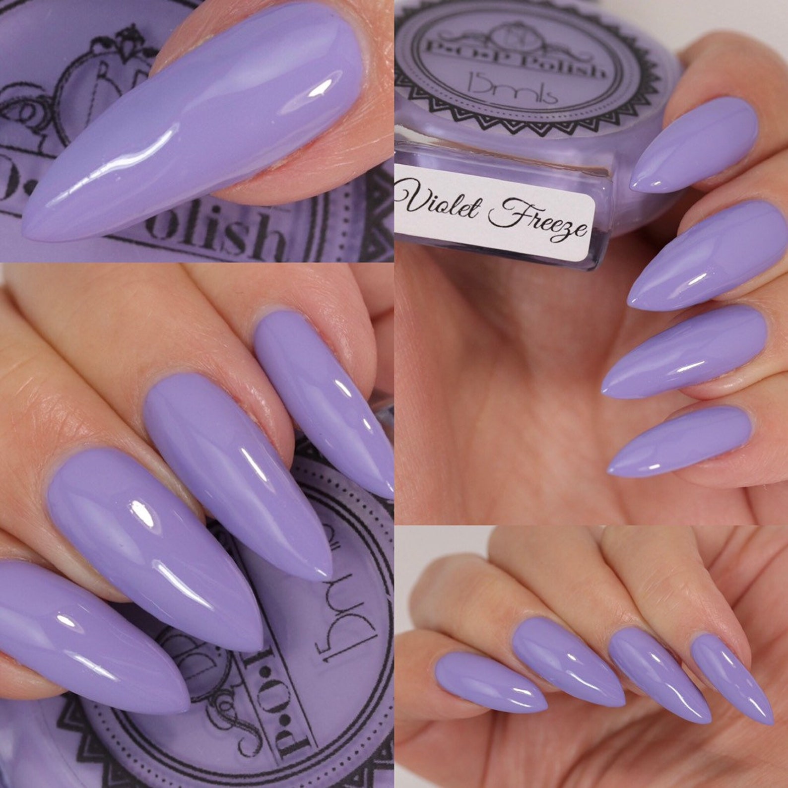 P.O.P Violet Freeze the Creme De La Creme Collection Dusty - Etsy