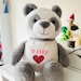 Personalised Embroidered Panda Cubbies – Custom Name Plush Baby/kids ...