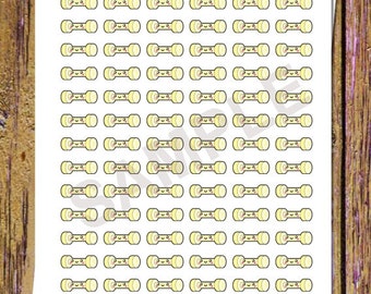 78 Dumbbell Planner Stickers Workout Stickers Weights Stickers | Etsy