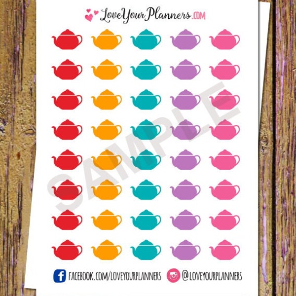 Rainbow Teapot - Etsy