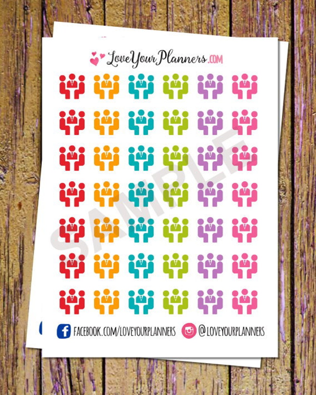 42 Meeting Planner Stickers Meeting Stickers Work Stickers Icon ...