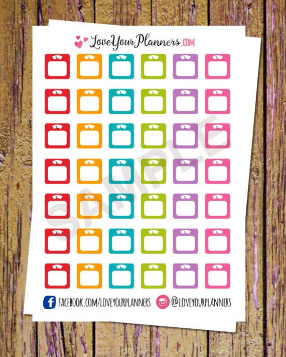 Weight Loss Sticker Chart