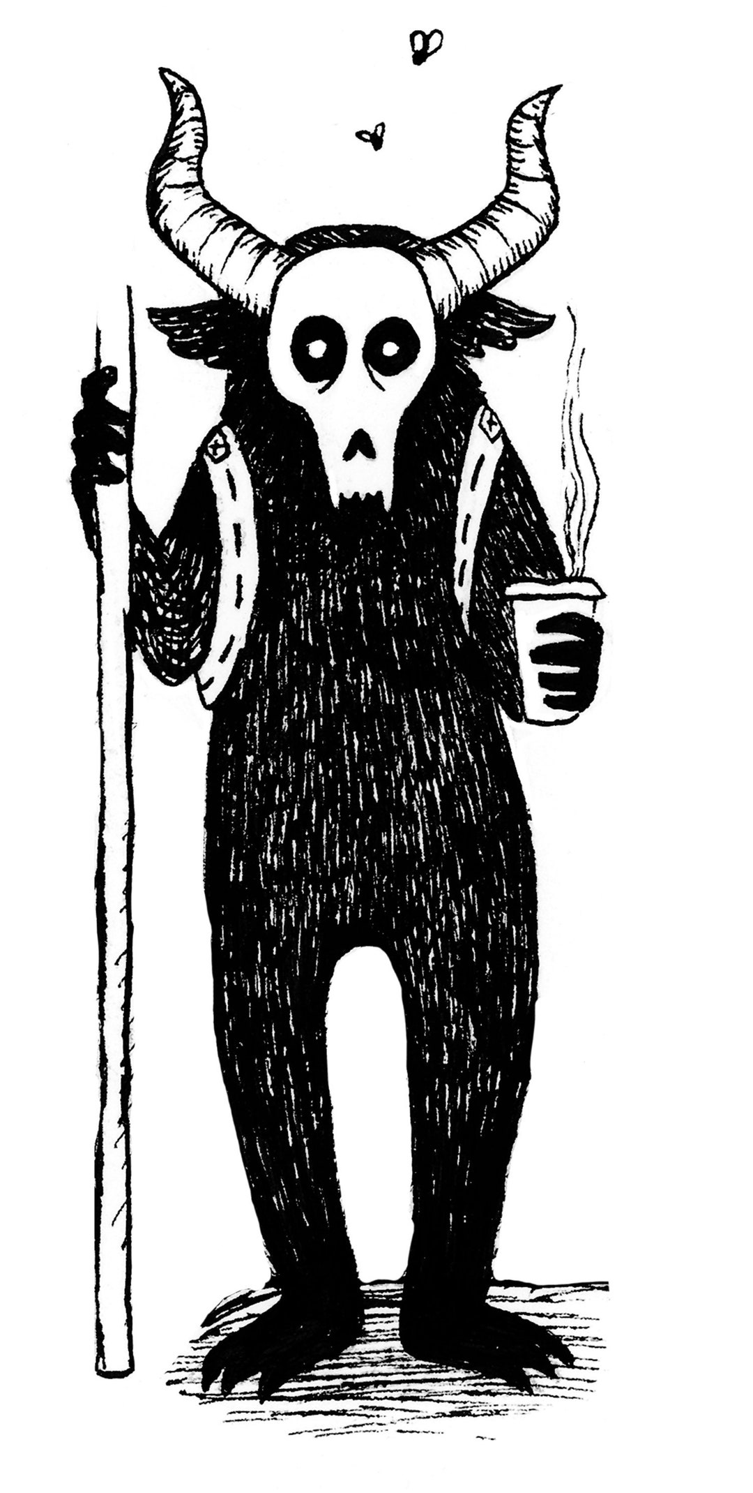 Strange Commute Monster Vinyl Sticker - Etsy