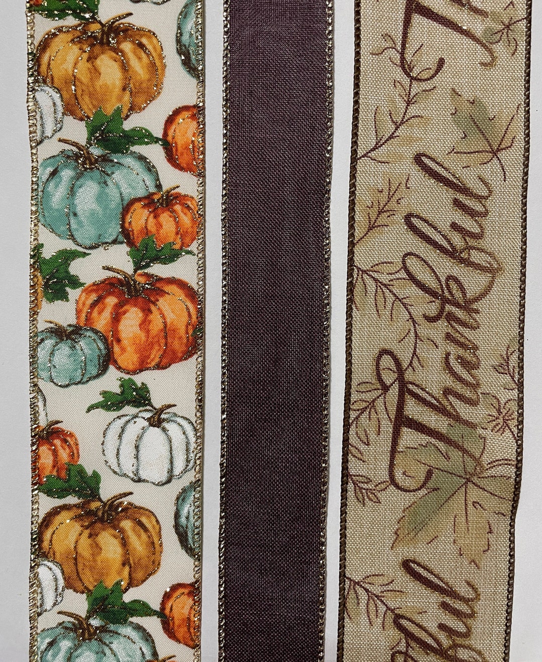 Fall Wired Ribbon, Ribbon Bundles, Wreath Ribbon Kits, Wired Ribbon ...