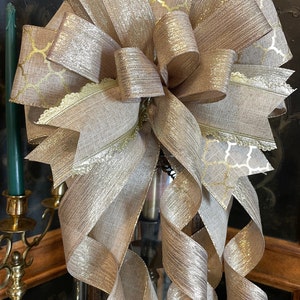 Wreath Bows, Southern Charm, Farmhouse Bow, Rustic Country Wreath Bow ...