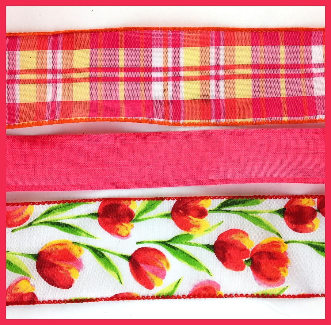 Spring Wired Ribbon, Ribbon Bundles, Wreath Ribbon Kits, Wired Ribbon ...