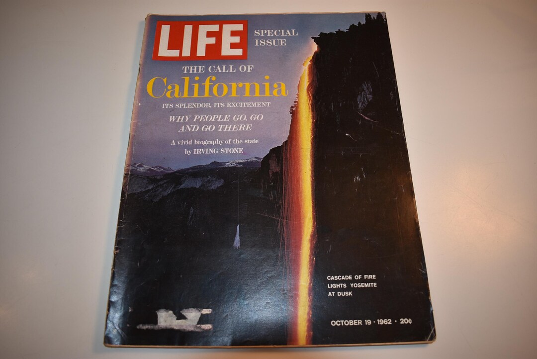 Vintage 1962 LIFE Magazine Special Edition the Call of California ...