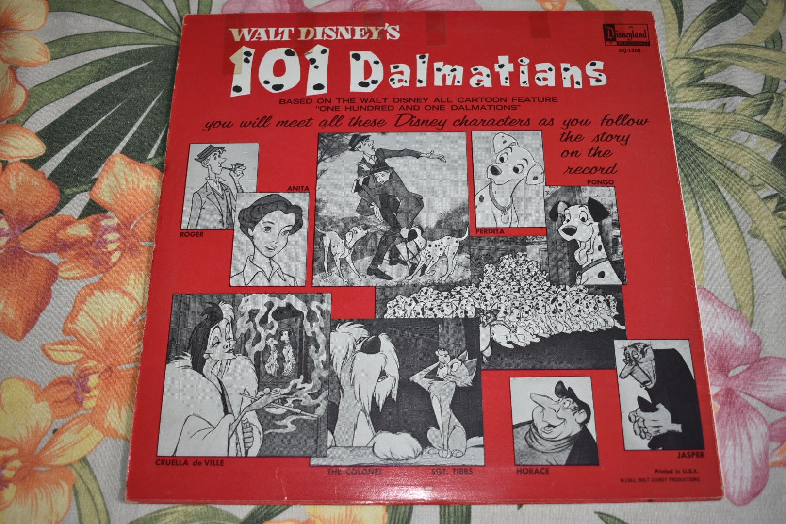 Vintage Walt Disney's 101 Dalmatians 1968 LP Vinyl Record - Etsy