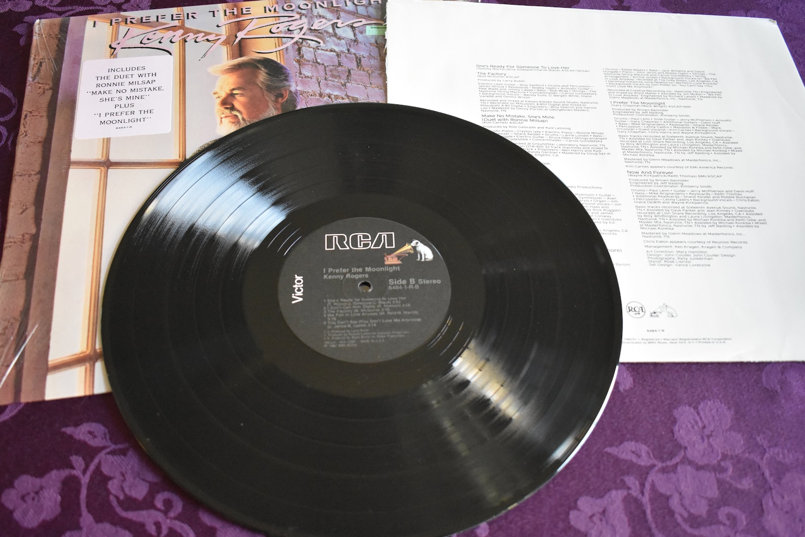 Vintage Kenny Rogers I Prefer the Moonlight 1987. Vintage - Etsy