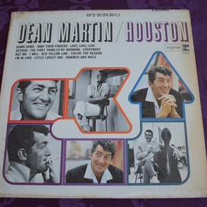 Dean Martin Houston Vinyl 33 LP Pop Music Vintage Vinyl Record - Etsy