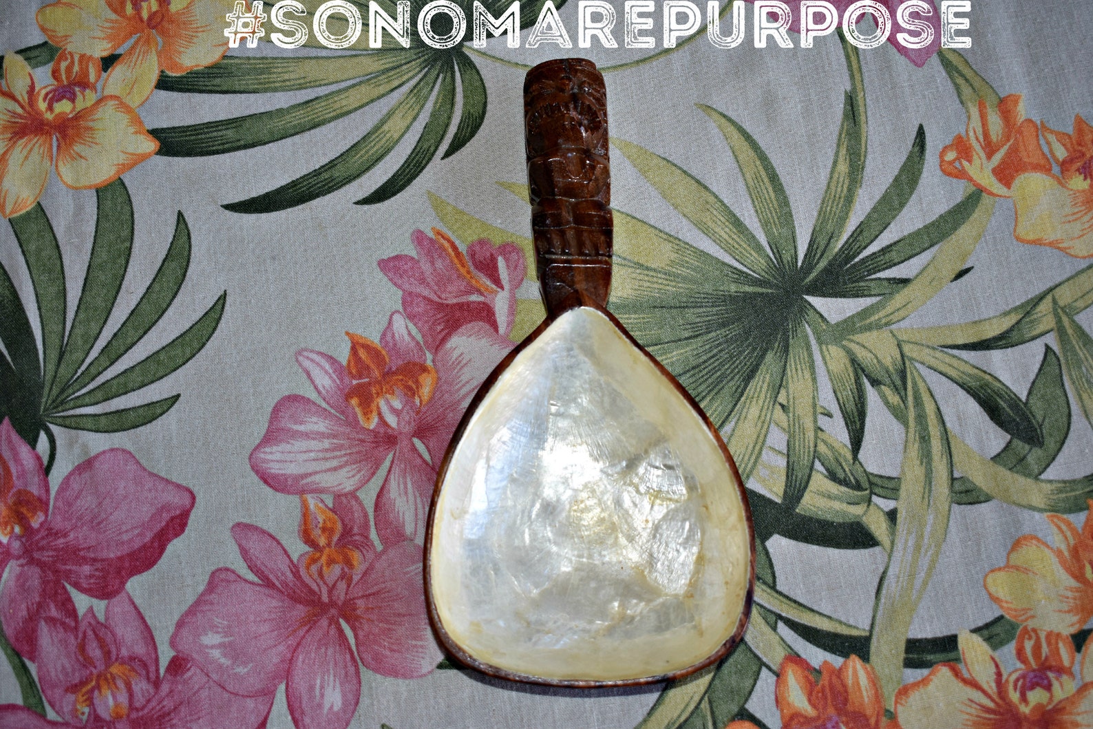 Vintage Monkey Pod Capiz Shell Tik God Wood Bowl Serving Dish - Etsy