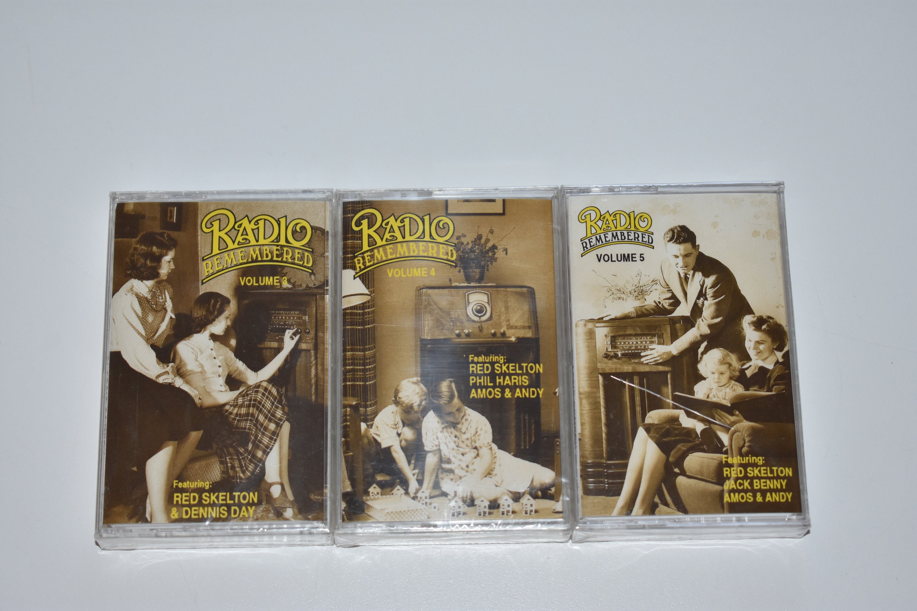 Lot of 3 Radio Remembered Cassettes Volumes 3, 4 & 5, Comedy Cassette ...