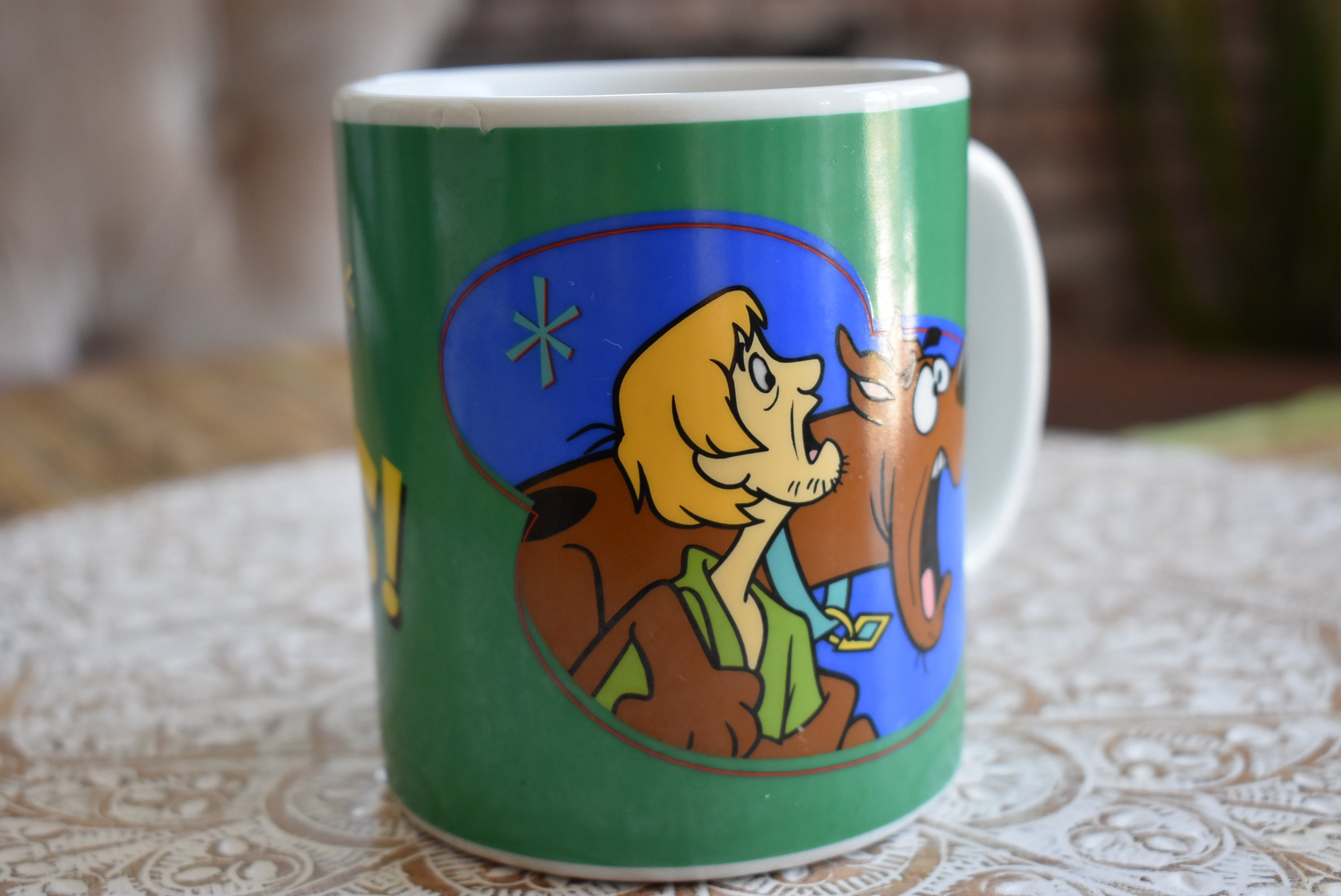 Vintage Warner Bros Cartoon Network Scooby Doo Zoinks Coffee Tea Mug ...