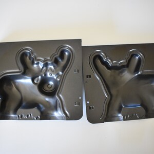 Birkman Knut the Elk / Moose Baking Metal Mold, Non Stick Coated 3D ...