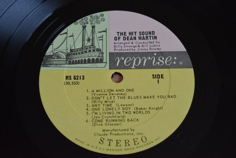 Dean Martin the Hit Sound of Dean Martin Vinyl 33 LP Pop Music - Etsy