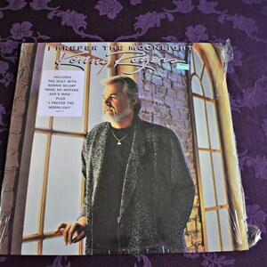 Vintage Kenny Rogers I Prefer the Moonlight 1987. Vintage Vinyl Record ...
