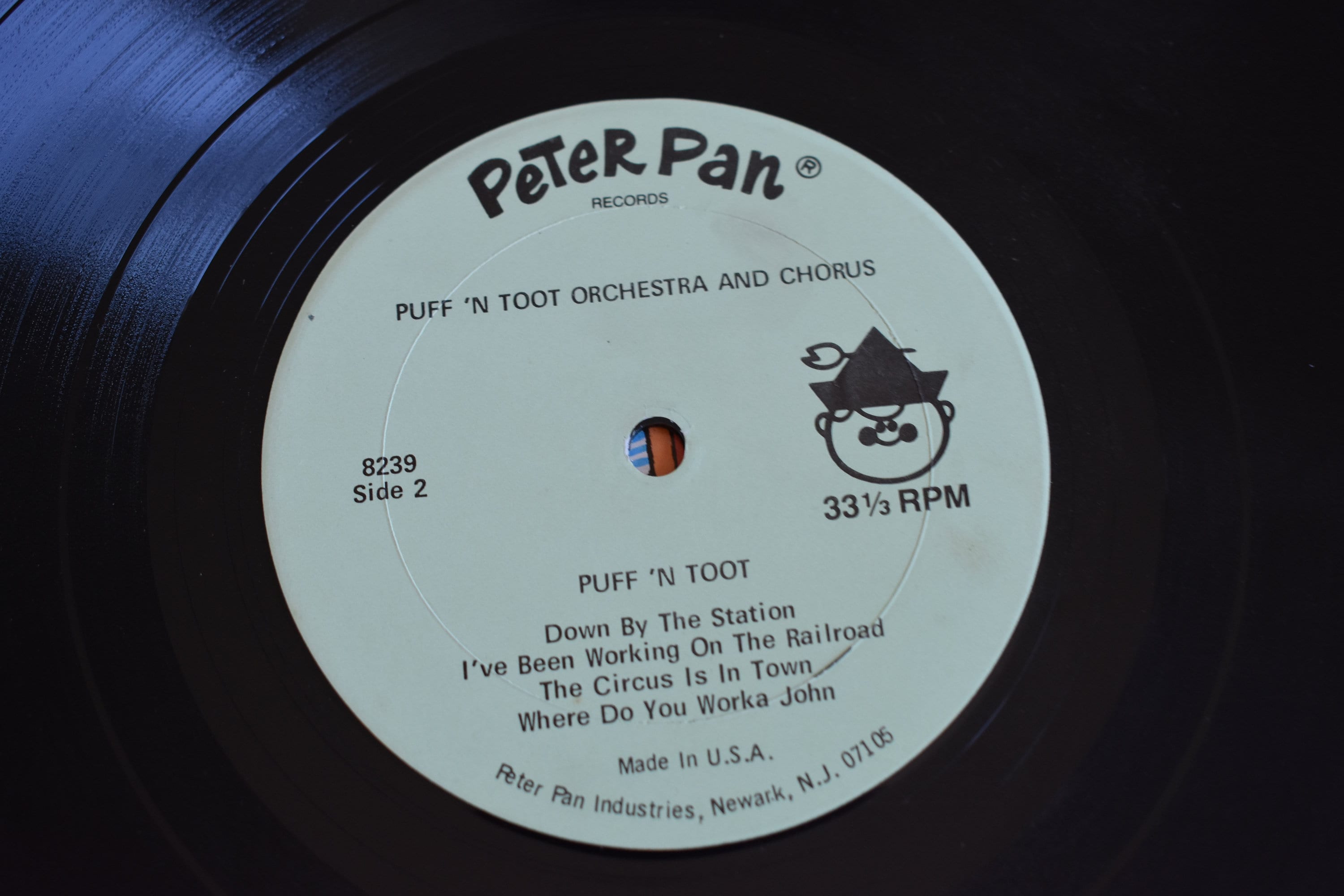 Peter Pan Players Orchestra Puff 'N Toot Vinyl Album LP 8239 Vintage ...