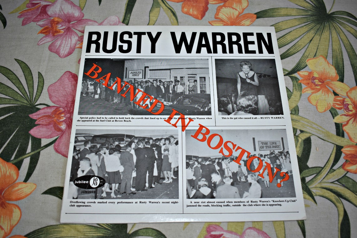 Vintage Rusty Warren Banned in Boston 1963 Vinyl Record | Etsy