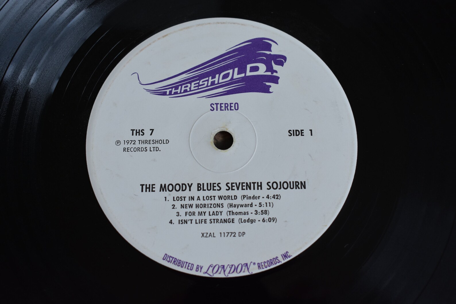 The Moody Blues Seventh Sojourn LP 1972 Threshold Gatefold Stereo LP ...