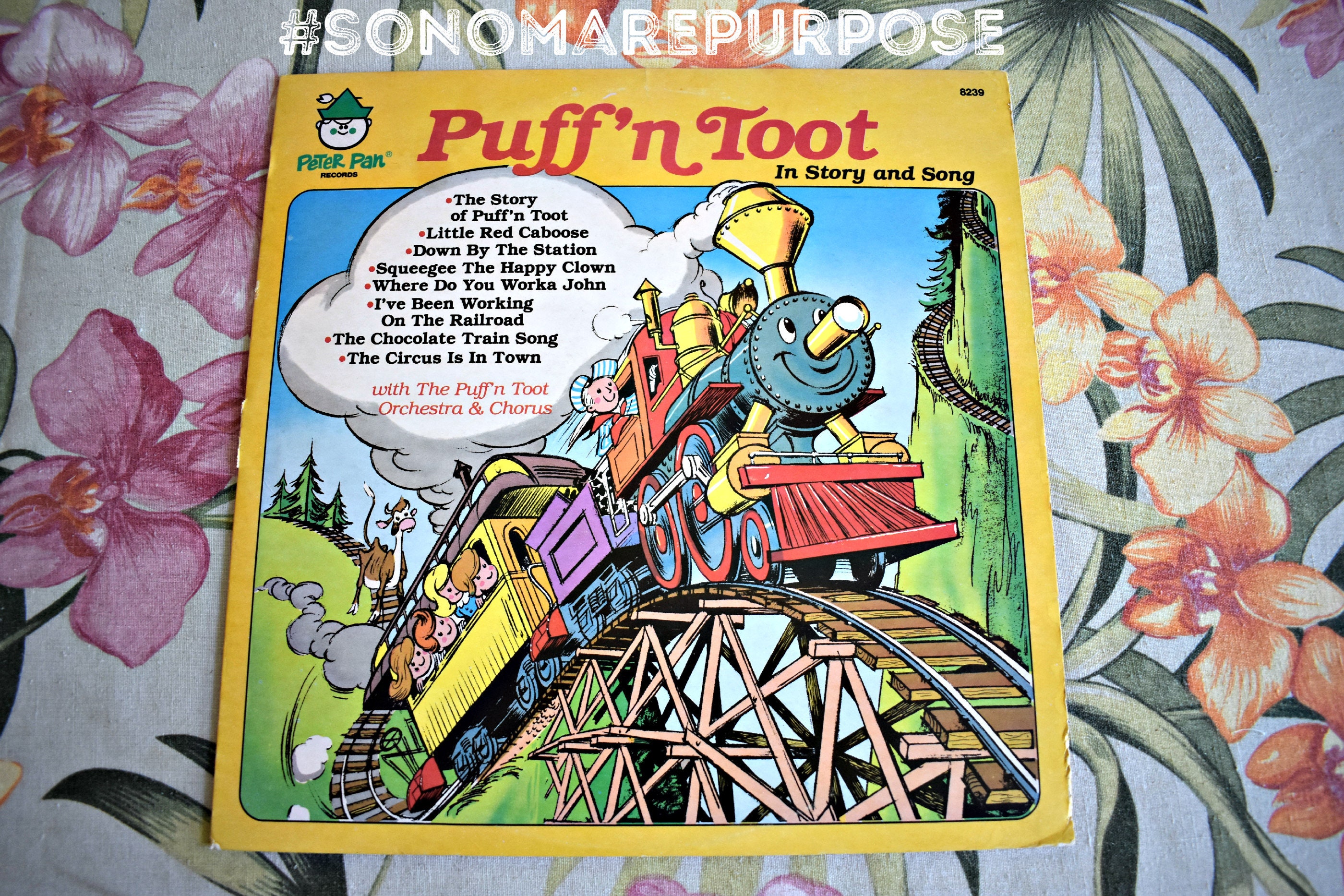 Peter Pan Players Orchestra Puff 'N Toot Vinyl Album LP 8239 Vintage ...