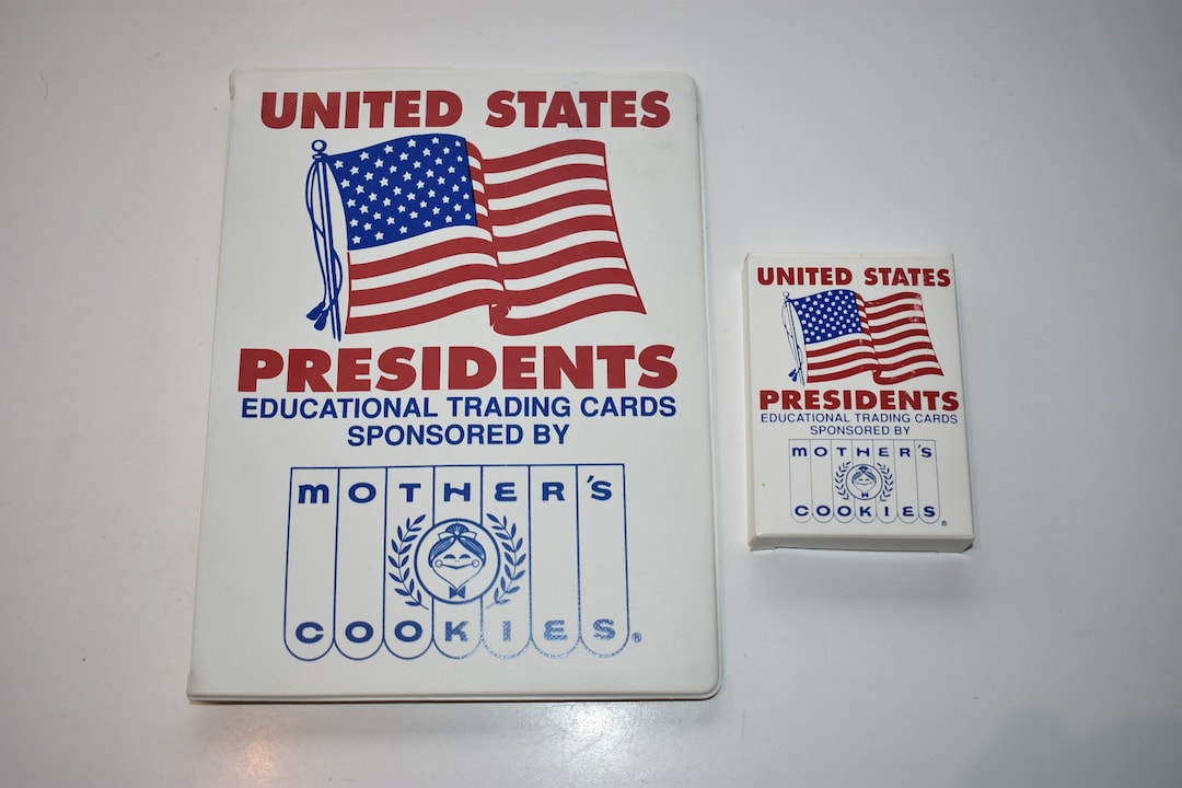 Mother's Cookies United States Presidents Trading Cards Album 1992 and ...