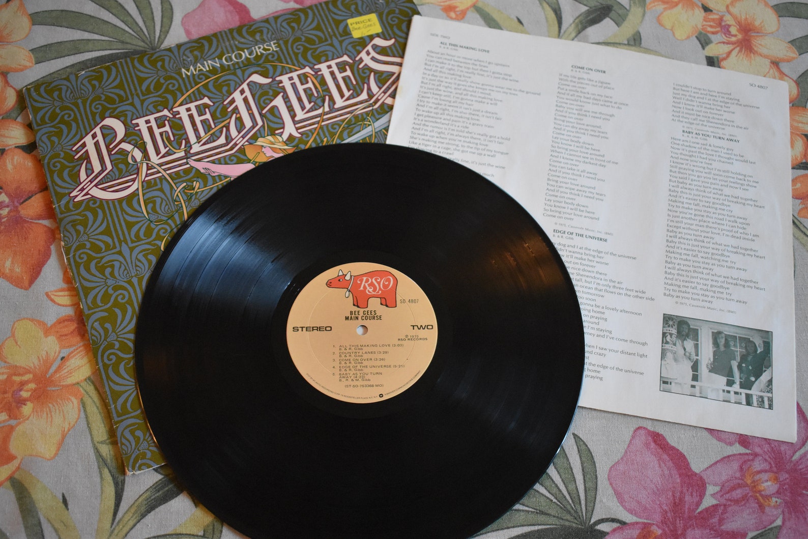 Vintage Bee Gees Main Course 1975 LP Record Album Vintage - Etsy