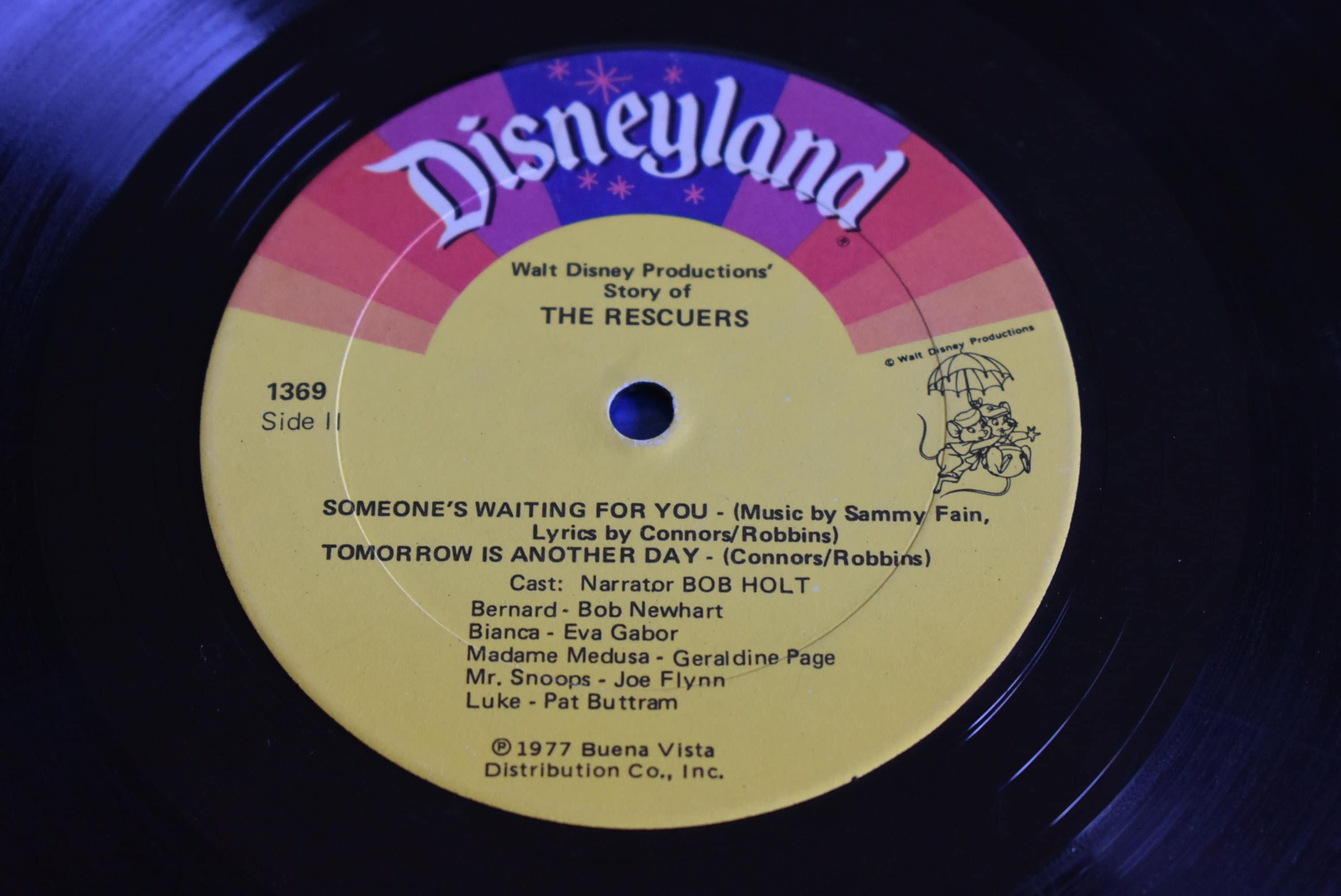 Walt Disney's the Rescuers Movie Soundtrack Vinyl Record - Etsy