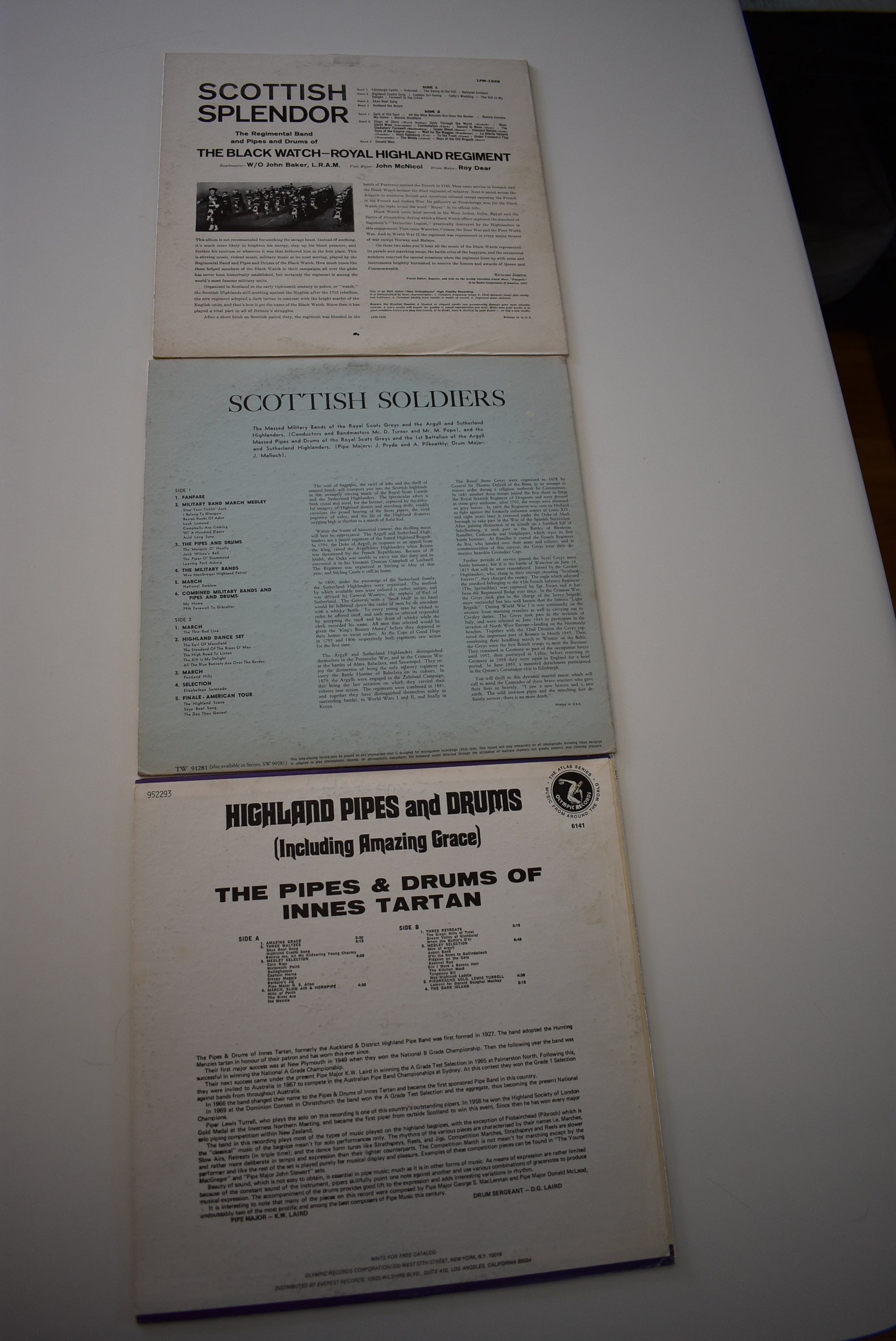 Lot of 3 Scottish 12 Vintage Vinyl Record Album - Etsy