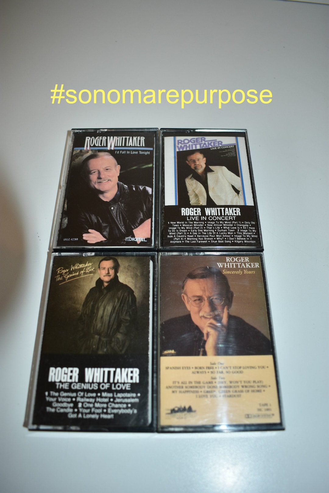 Roger Whittaker, Live in Concert, Sincerly Yours, Etc. Tested Play ...