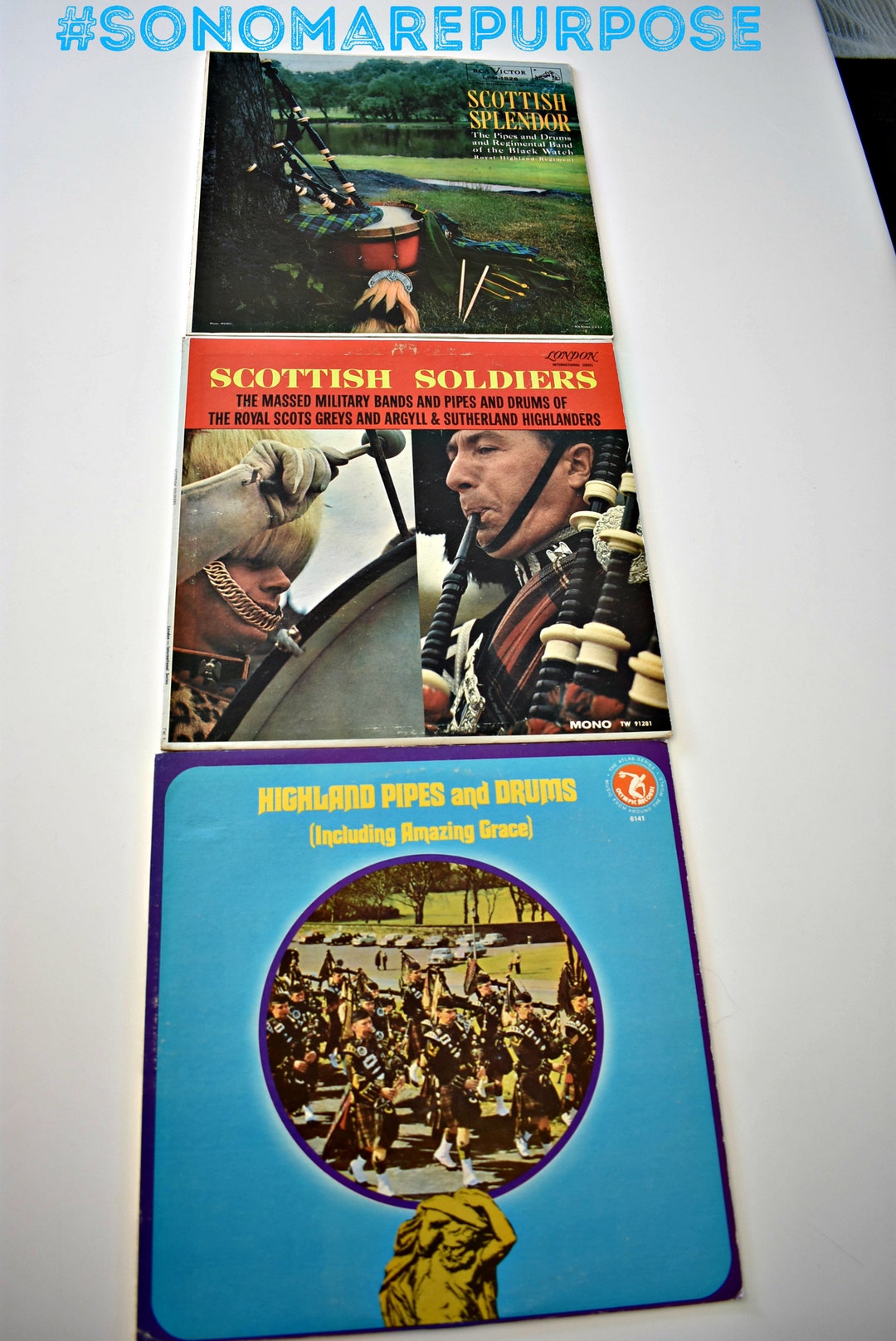 Lot of 3 Scottish 12" Vintage Vinyl Record Album Lp's, Music From ...
