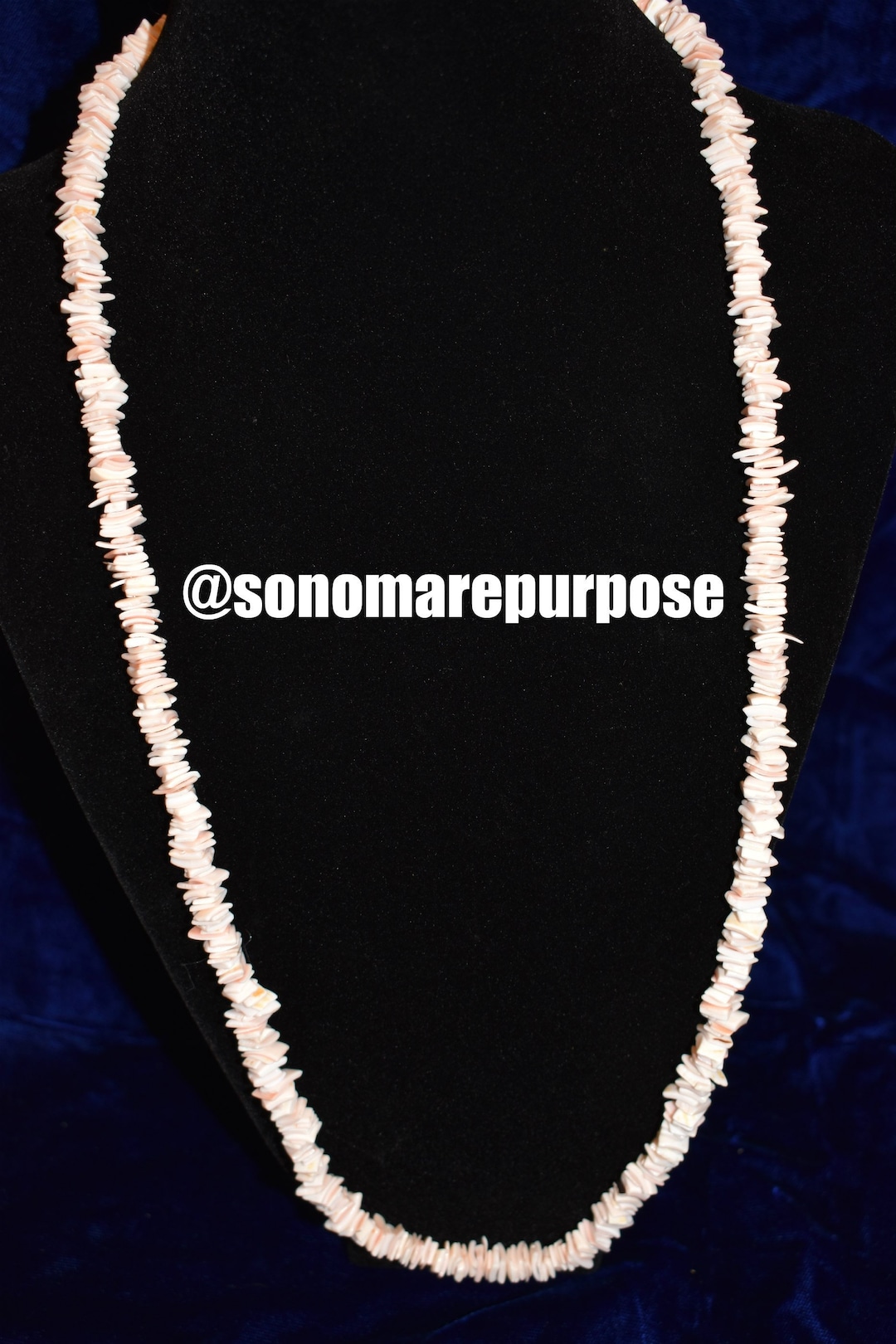 Vintage Polynesian Sea Shell 28" Necklace, Vintage Handmade Necklace ...