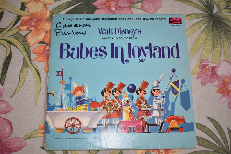 Walt Disney's Babes in Toyland Story and Songs Vinyl Record ST 3913 ...