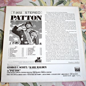 Vintage Patton Original Motion Picture Score Vinyl Record 1970 NM ...