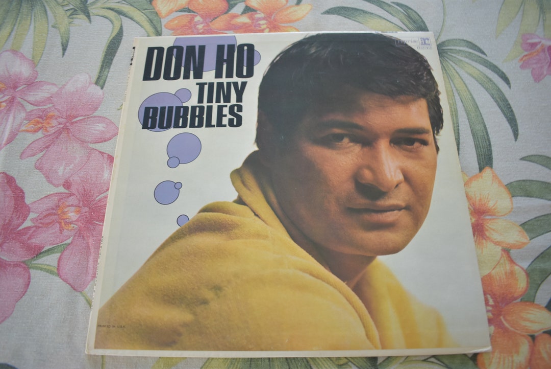 Vintage Don Ho - Tiny Bubbles RS-6232, Original Hawaiian Vinyl Record Album, RARE Vintage Record ...