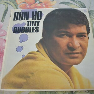 Vintage Don Ho - Tiny Bubbles RS-6232, Original Hawaiian Vinyl Record Album, RARE Vintage Record ...