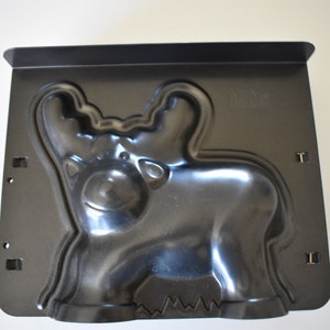 Birkman Knut the Elk / Moose Baking Metal Mold, Non Stick Coated 3D ...