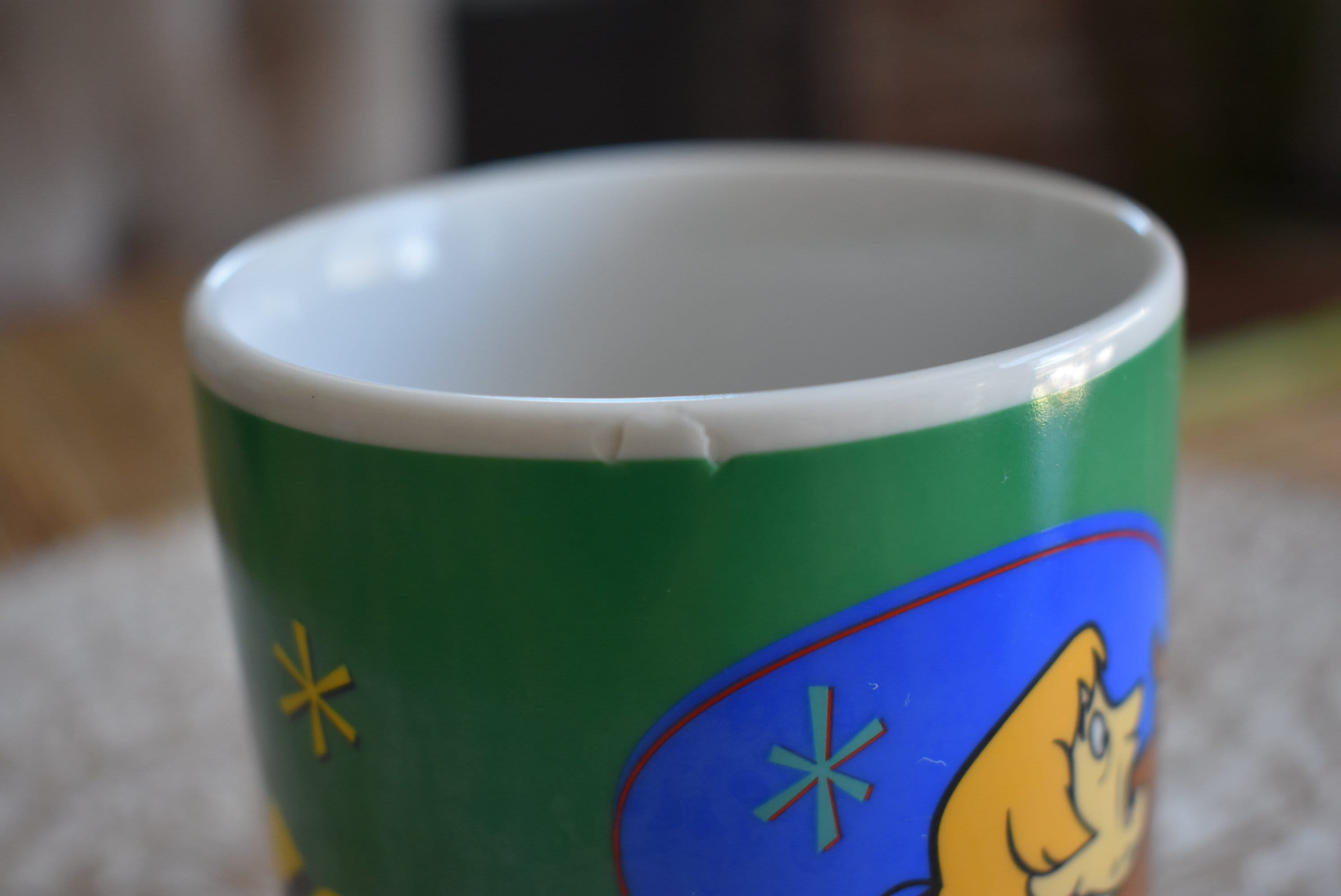 Vintage Warner Bros Cartoon Network Scooby Doo Zoinks Coffee Tea Mug ...