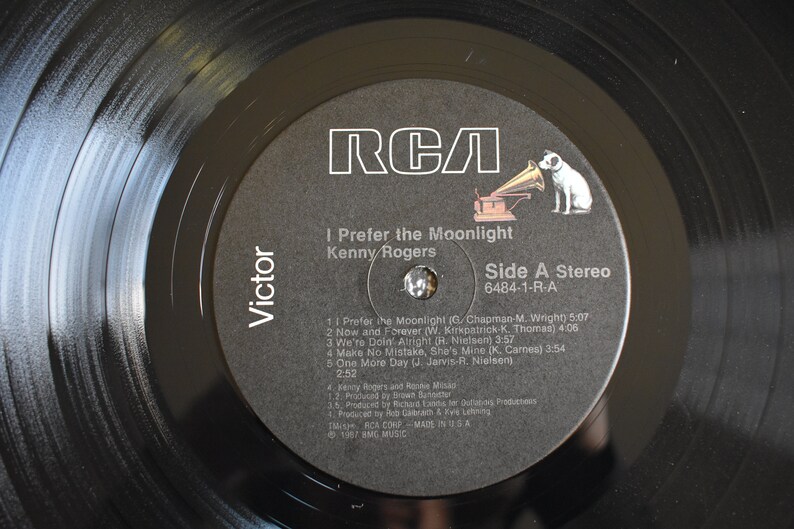 Vintage Kenny Rogers I Prefer the Moonlight 1987. Vintage - Etsy