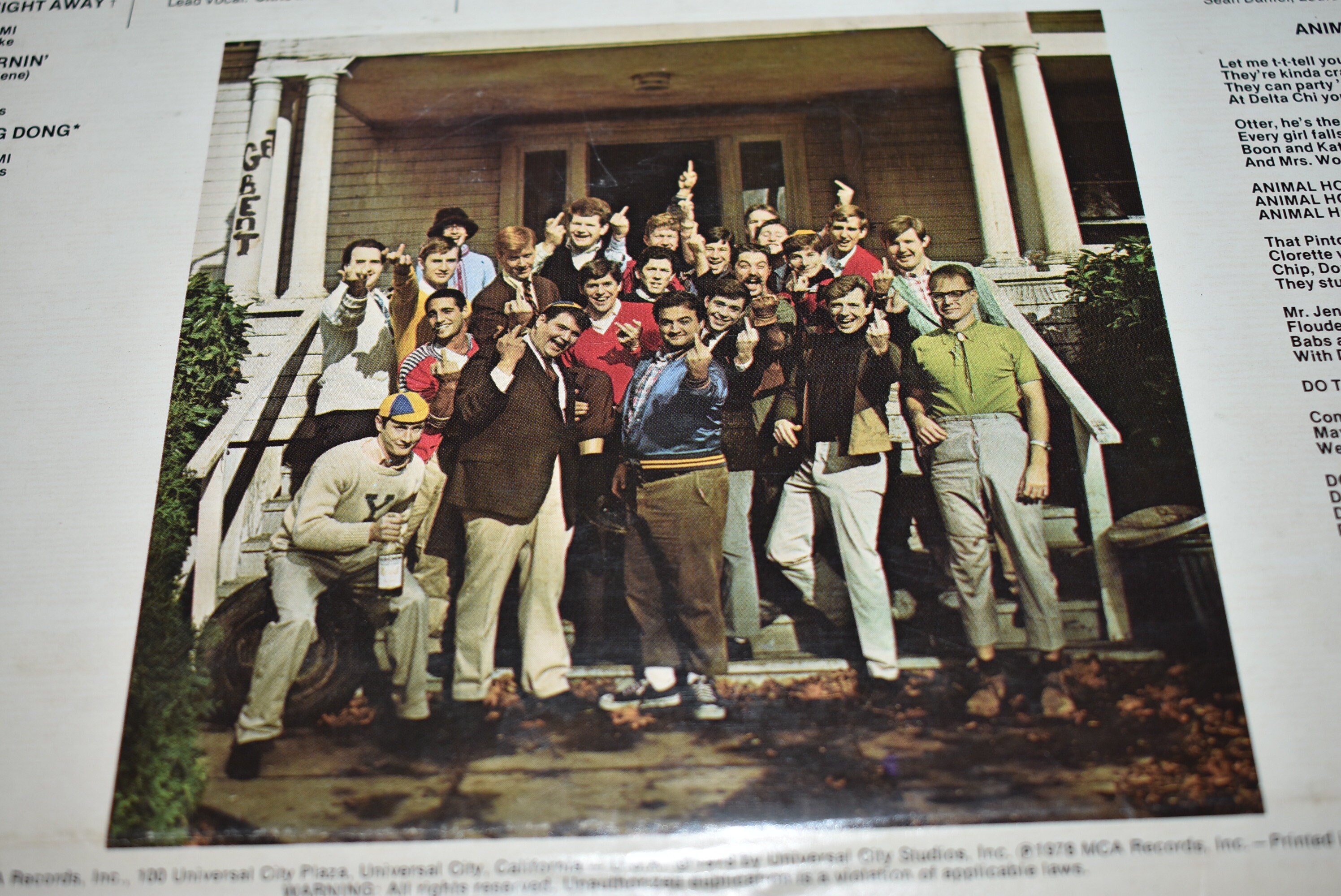 National Lampoon's Animal House Soundtrack Vinyl LP Record - Etsy