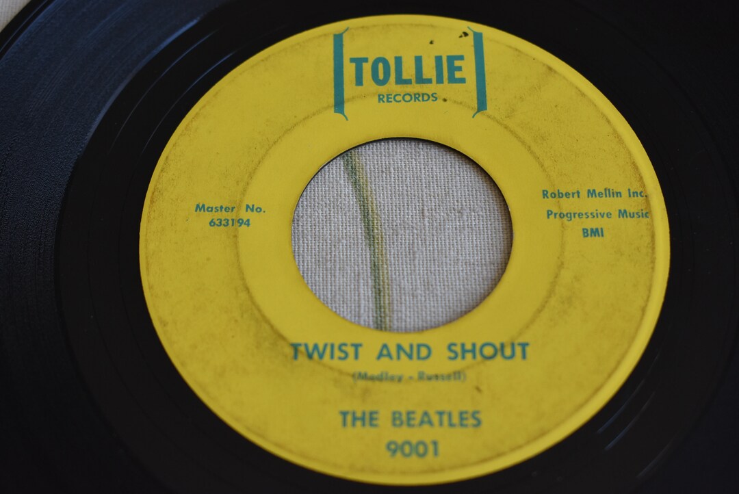 Vintage 1964, THE BEATLES - Twist and Shout / There's A Place Vinyl 7 ...
