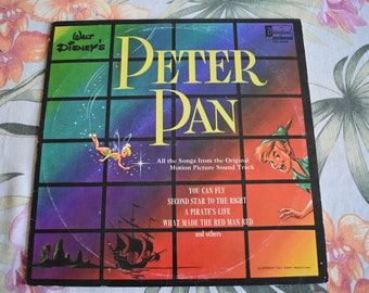 Walt Disney's Story and Songs From Peter Pan Vintage 1969, ST 3910 ...