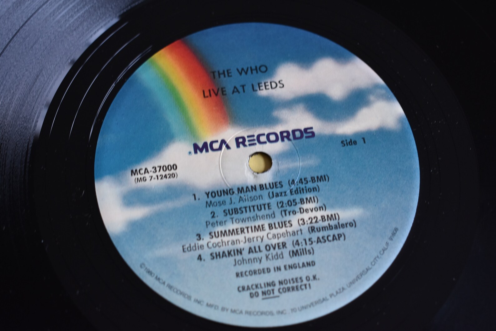 Vintage the Who Live at Leeds 1980 Vintage Album Record, the Who Music ...
