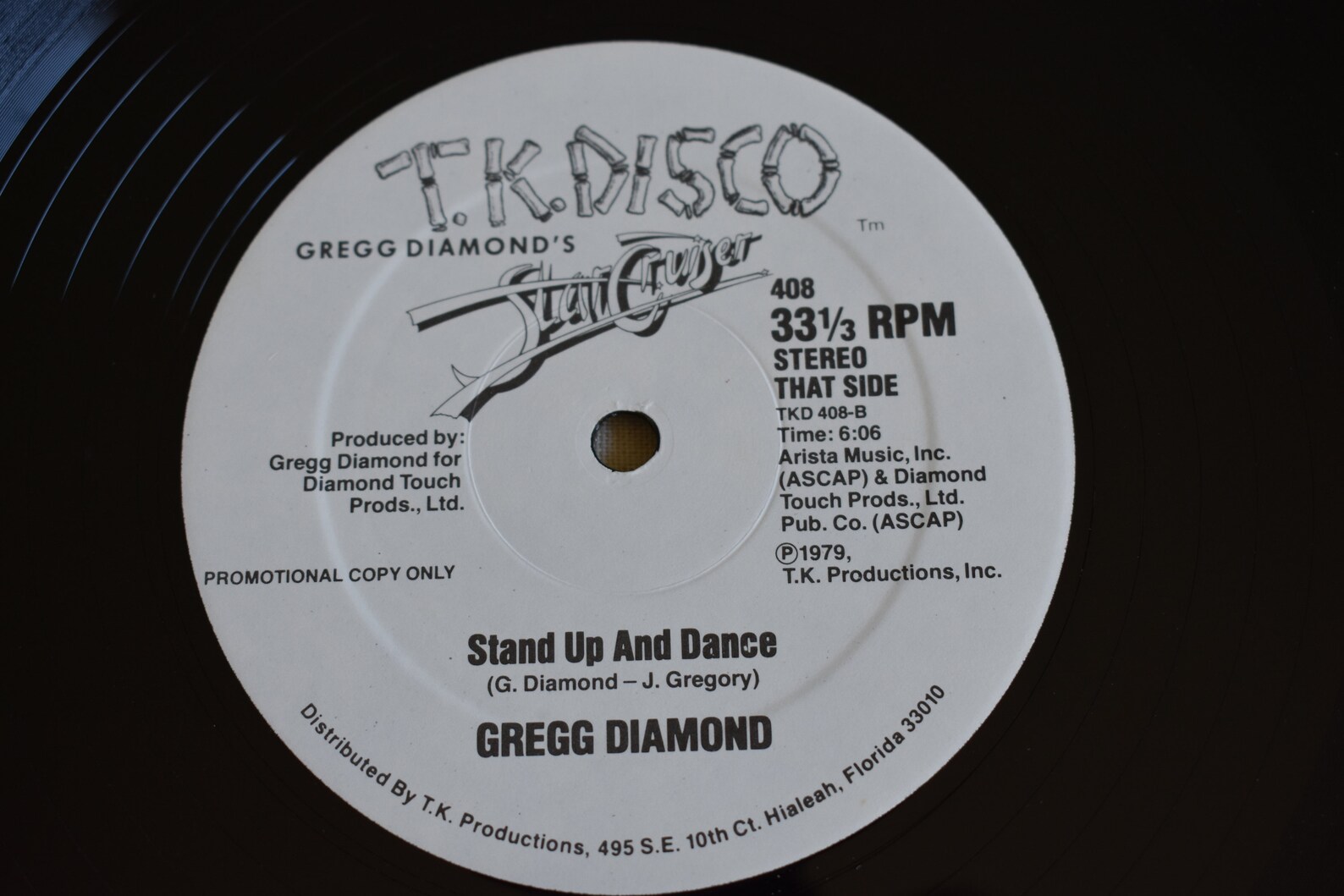 Gregg Diamond Danger Stand up and Dance TK Disco Vinyl - Etsy