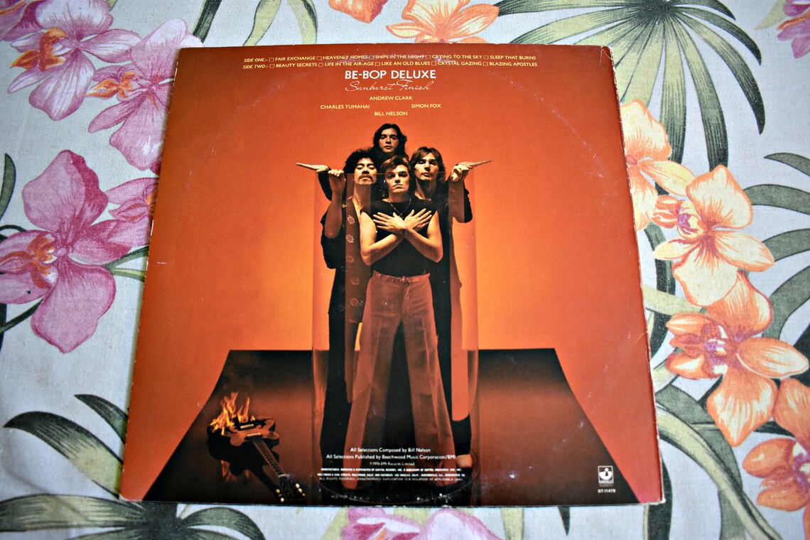 Vintage Be-bop Deluxe Sunburst Finish 1976 LP Record Album - Etsy